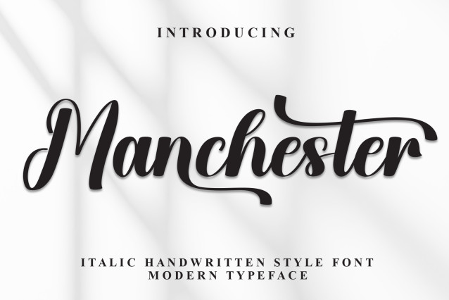 Manchester Script Font - Download Free Font