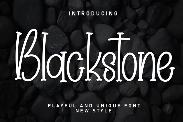 Blackstone Display Font - Befonts