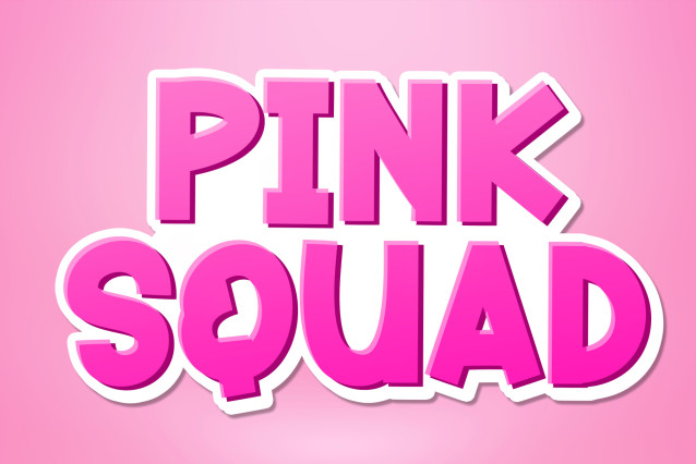 Pink Squad Display Font - Befonts