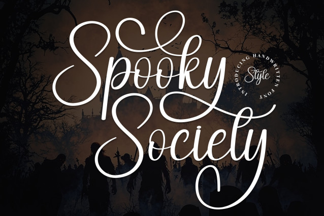 Spooky Society Script Font - Download Free Font