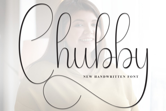 Chubby Calligraphy Font - Befonts