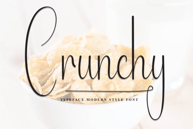 Crunchy Script Font - Download Free Font