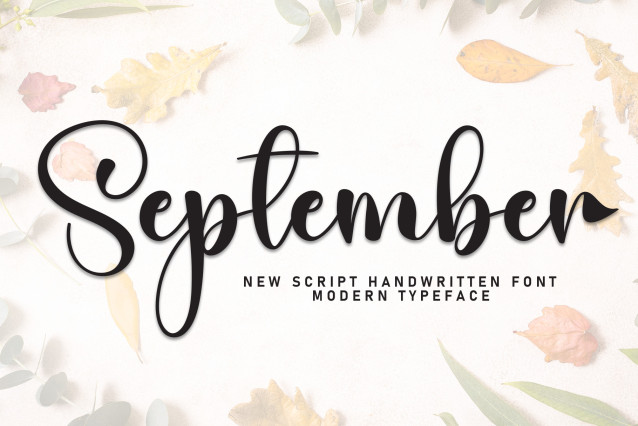 September Script Font - Download Free Font
