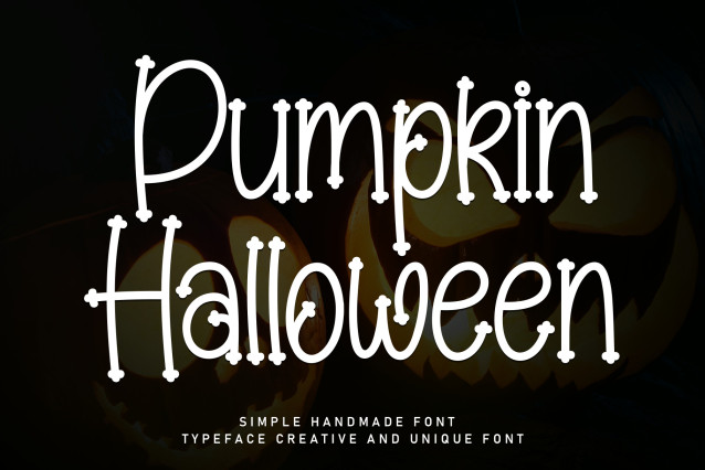 Pumpkin Halloween Display Font - Download Free Font