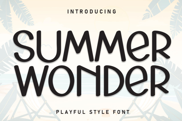 Summer Wonder Display Font - Download Free Font