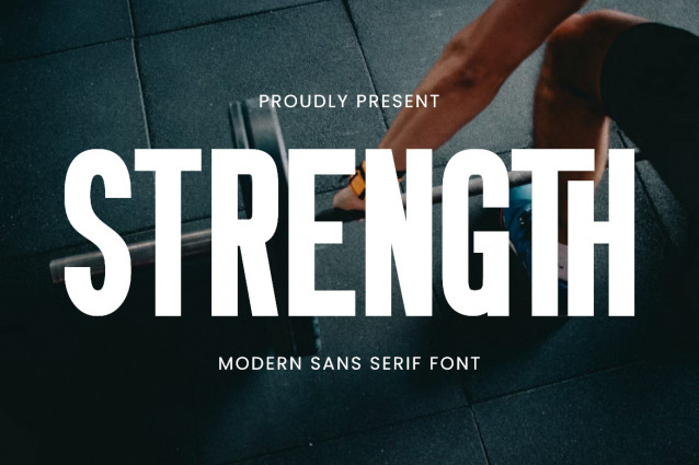 Strength Font - Download Free Font