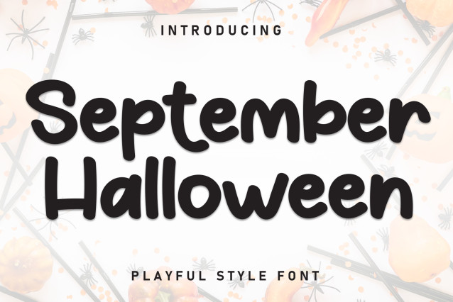 September Halloween Display Font - Download Free Font