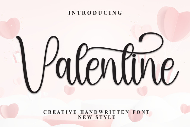 Valentine Calligraphy Font - Befonts