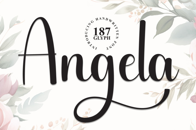 Angela Script Font - Download Free Font