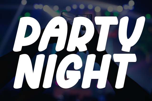 Party Night Display Font - Befonts