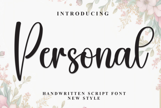 Personal Script Font - Download Free Font