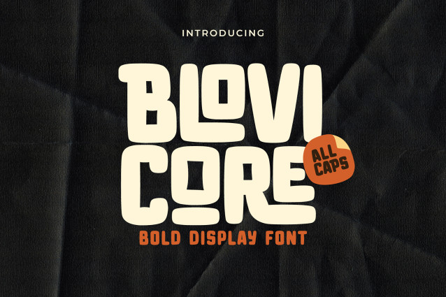 Blovi Core Font - Download Free Font