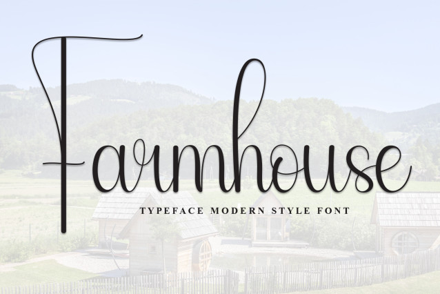 Farmhouse Calligraphy Font - Download Free Font