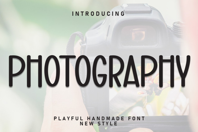 Photography Display Font - Befonts