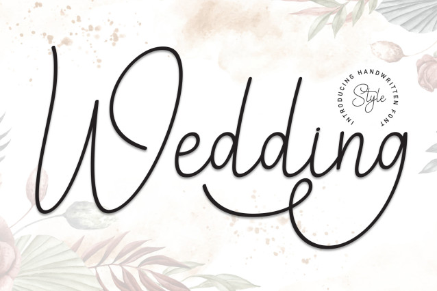 Wedding Script Font - Befonts