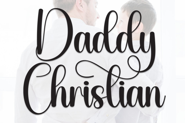 Daddy Christian Script Font - Download Free Font