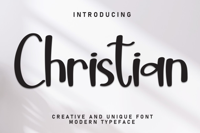 Christian Display Font - Befonts