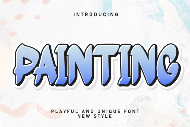 Painting Brush Font - Befonts