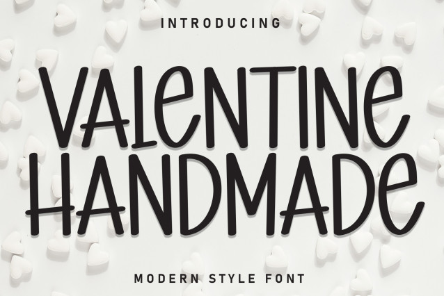 Valentine Handmade Display Font - Download Free Font