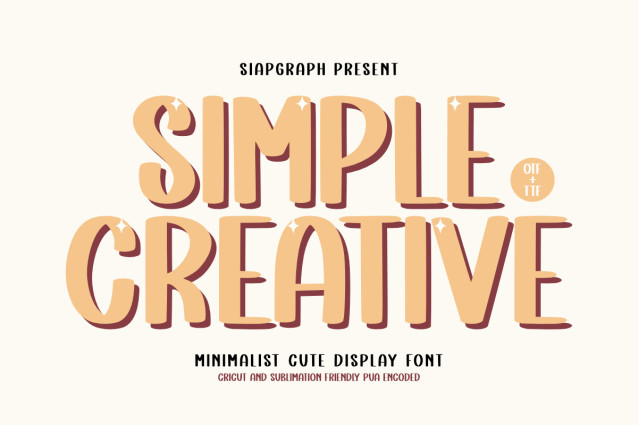 Simple Creative Display Font - Download Free Font
