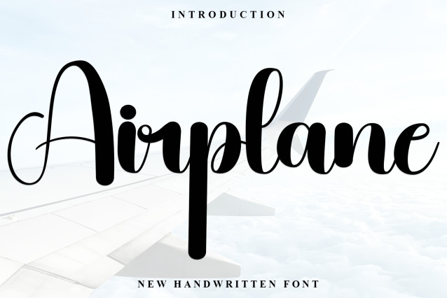 Airplane Script Font - Download Free Font