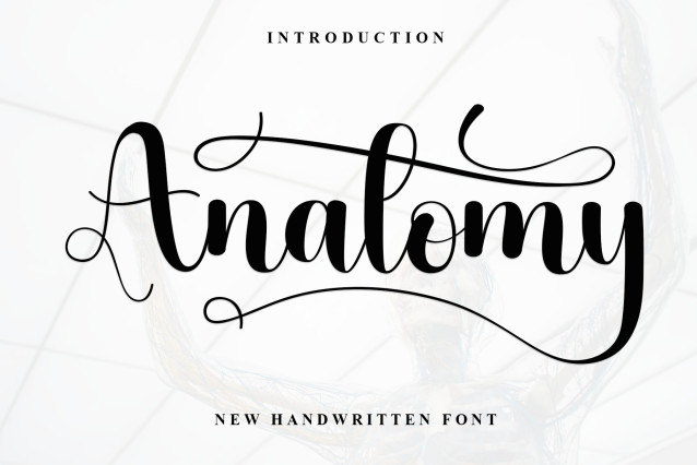 Anatomy Calligraphy Font - Befonts