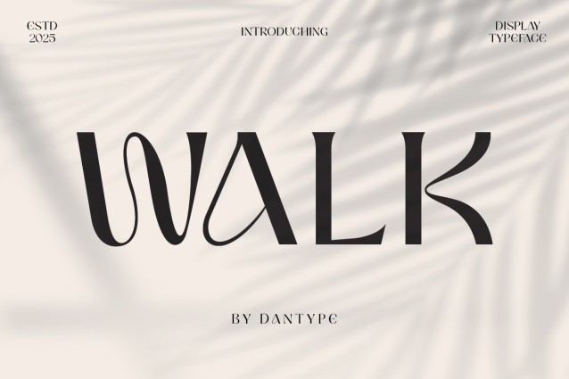 Walk Font - Befonts
