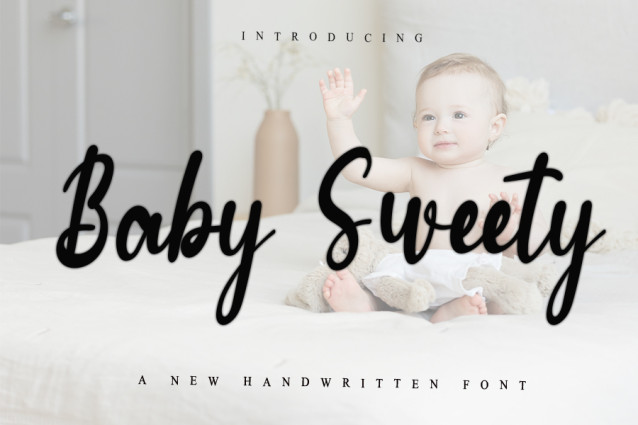 Baby Sweety Script Font - Befonts