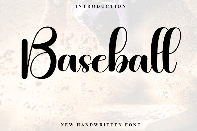Baseball Script Font - Download Free Font