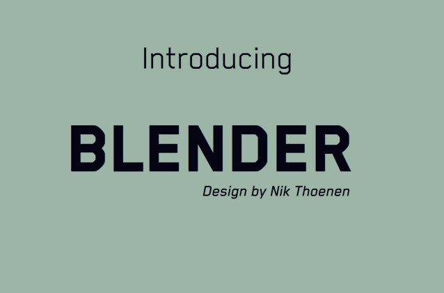 Blender Font Family - Download Free Font
