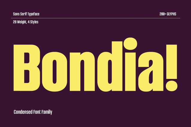 Bondia Font - Befonts