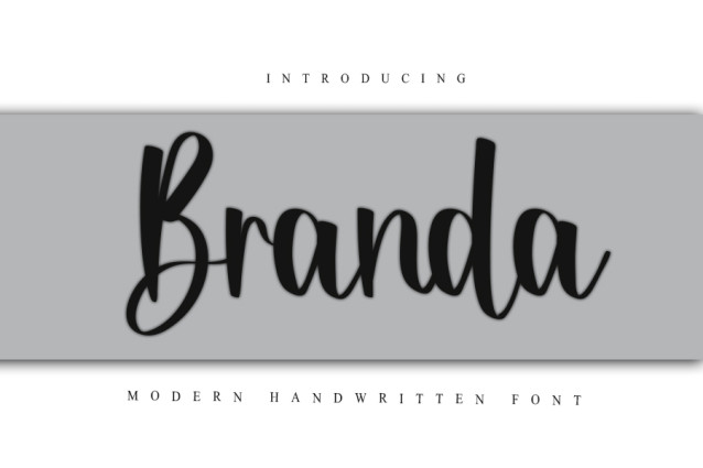 Branda Script Font - Befonts
