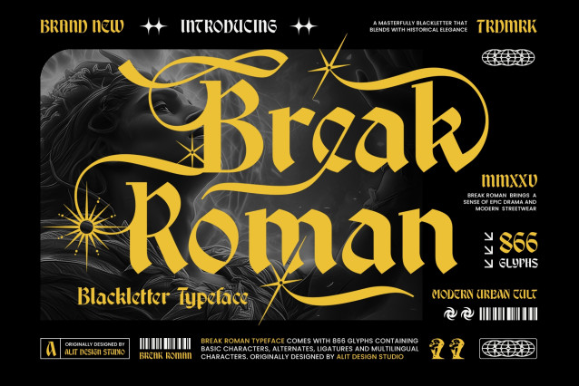 Break Roman Font - Download Free Font