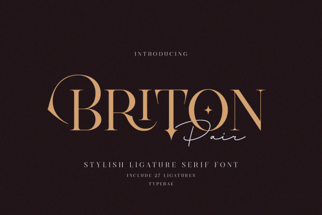Briton Pair Font - Download Free Font
