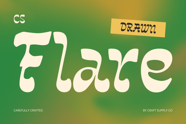 CS Flare Drawn Font - Download Free Font