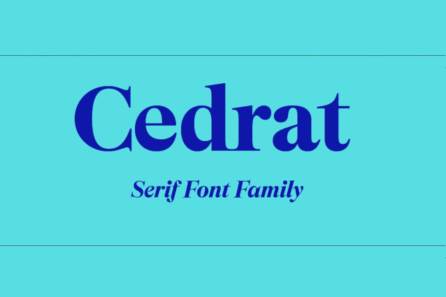 Cedrat Font Family - Befonts