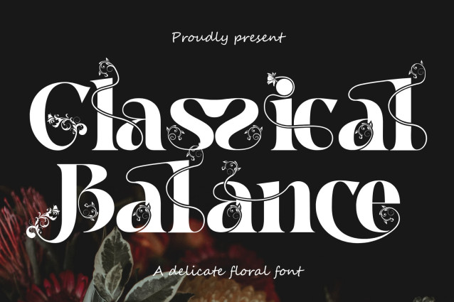 Classical Balance - Decorative Font - Download Free Font