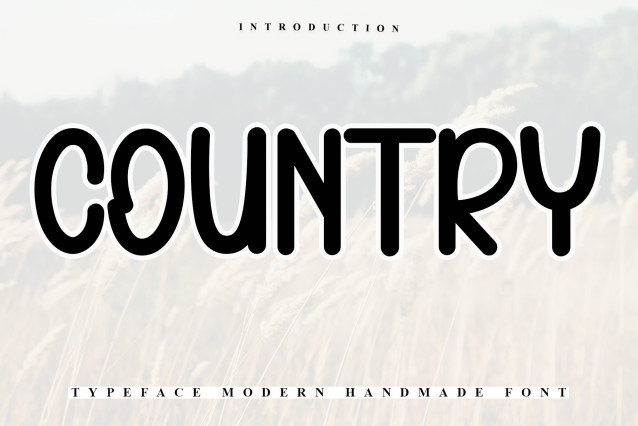 Country Display Font - Download Free Font