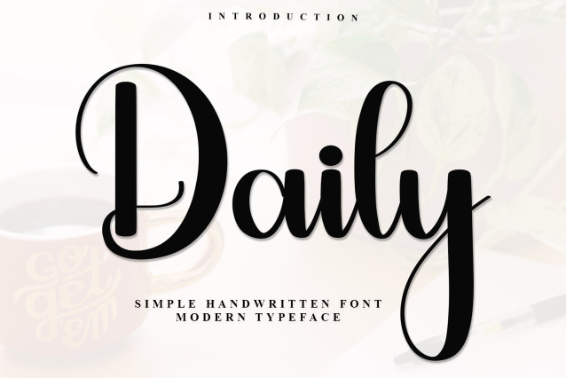Daily Script Font - Download Free Font