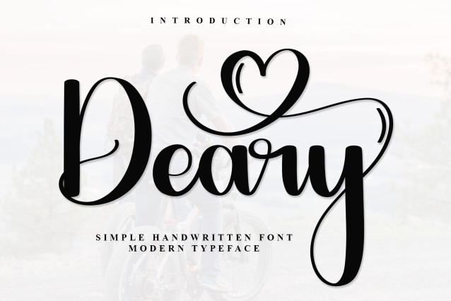 Deary Script Font - Befonts