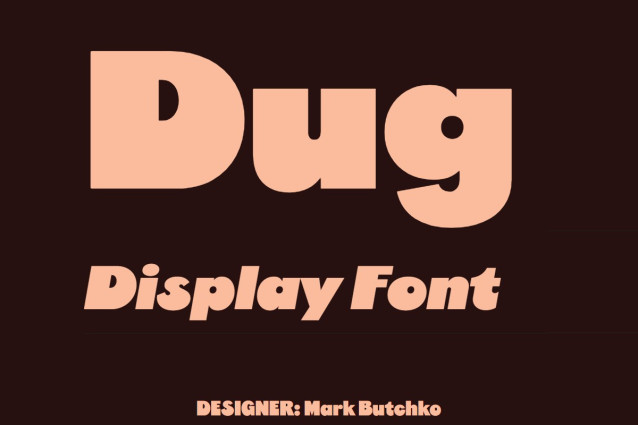 Dug Font Family - Download Free Font