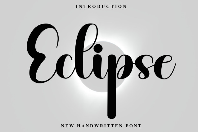 Eclipse Script Font - Download Free Font