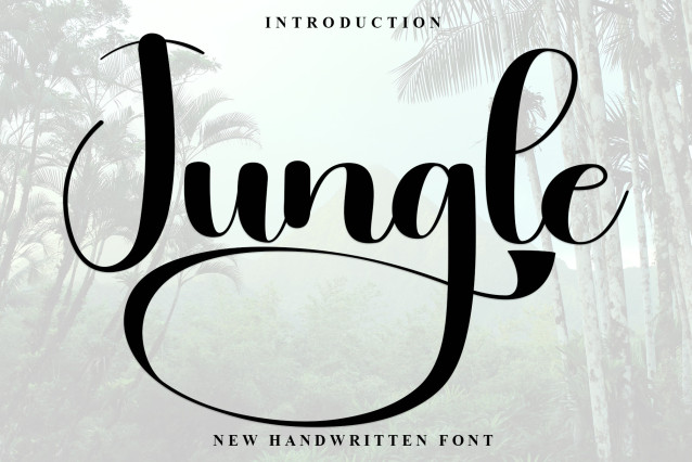 Jungle Calligraphy Font - Befonts