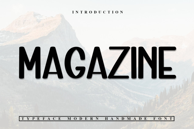 Magazine Display Font - Download Free Font