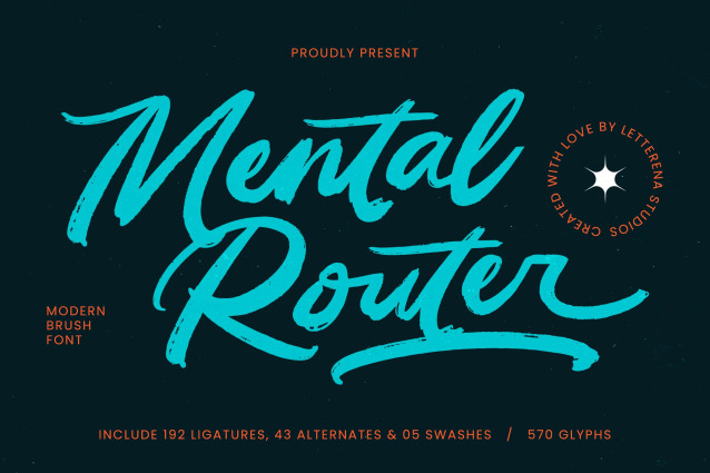 Mental Router Font - Befonts