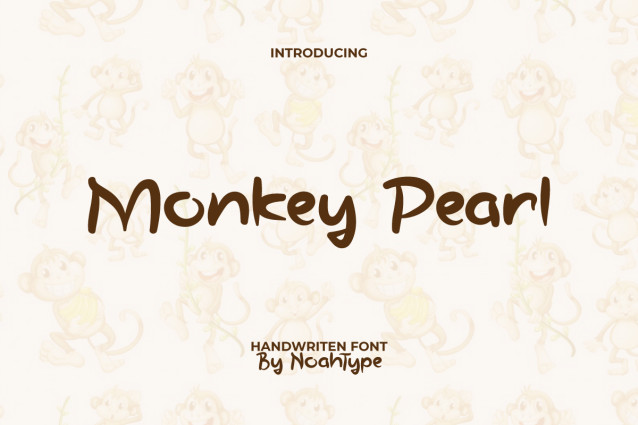 Monkey Pearl Font - Download Free Font