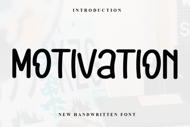 Motivation Display Font - Download Free Font