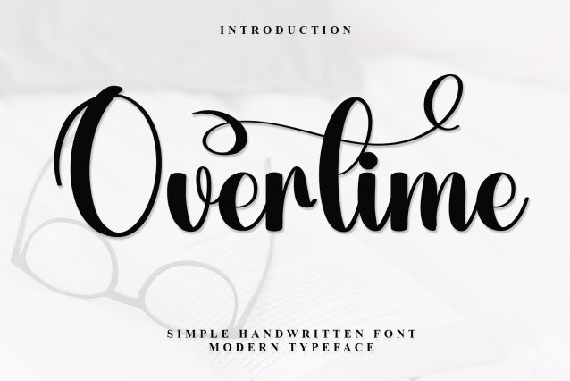 Overtime Calligraphy Font - Download Free Font