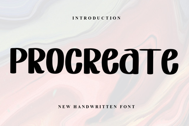 Procreate Brush Font - Befonts