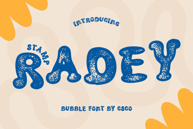 Radey Stamp Font - Befonts